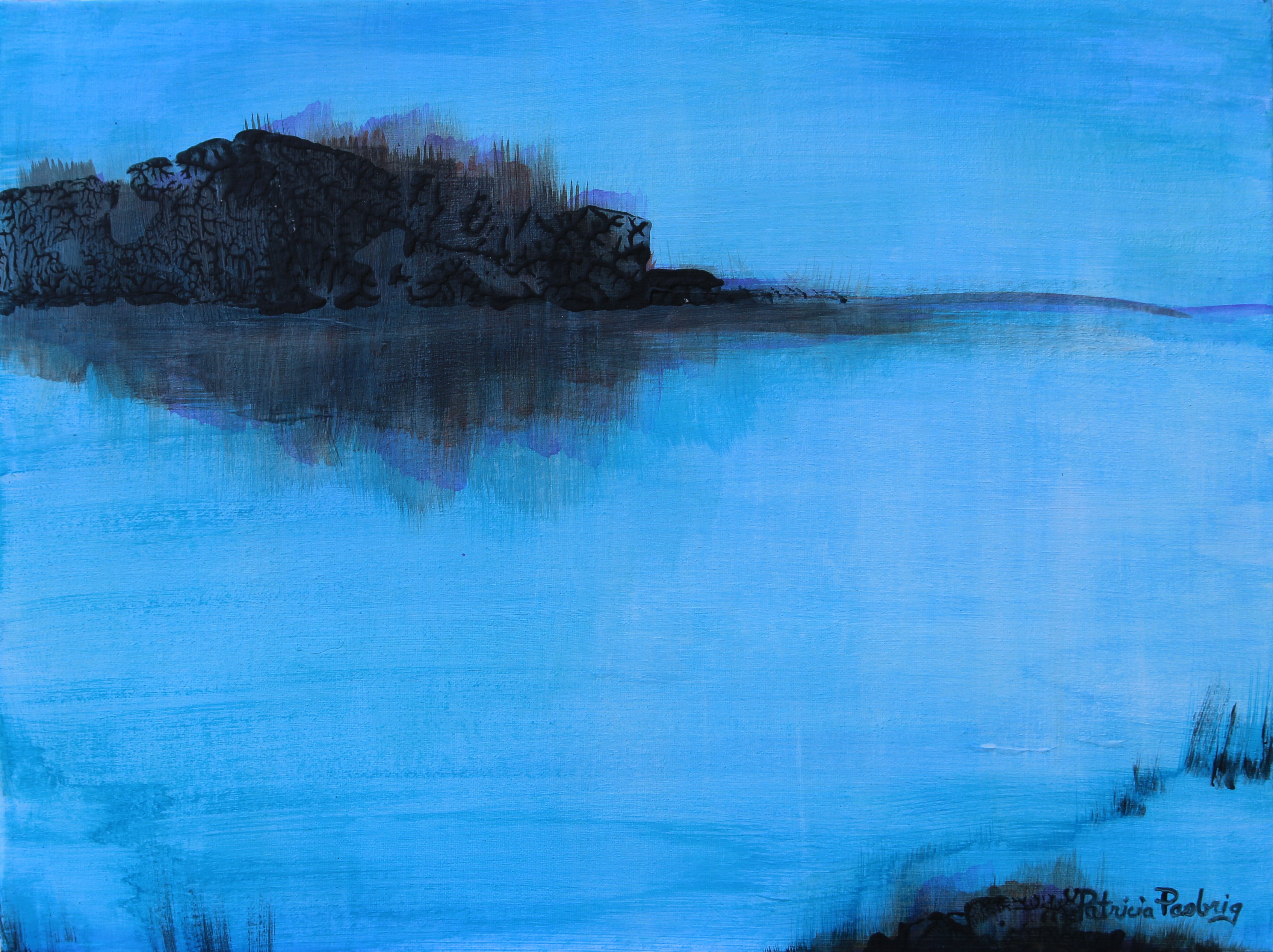 Blue Haze – Textured Strokes by Patricia