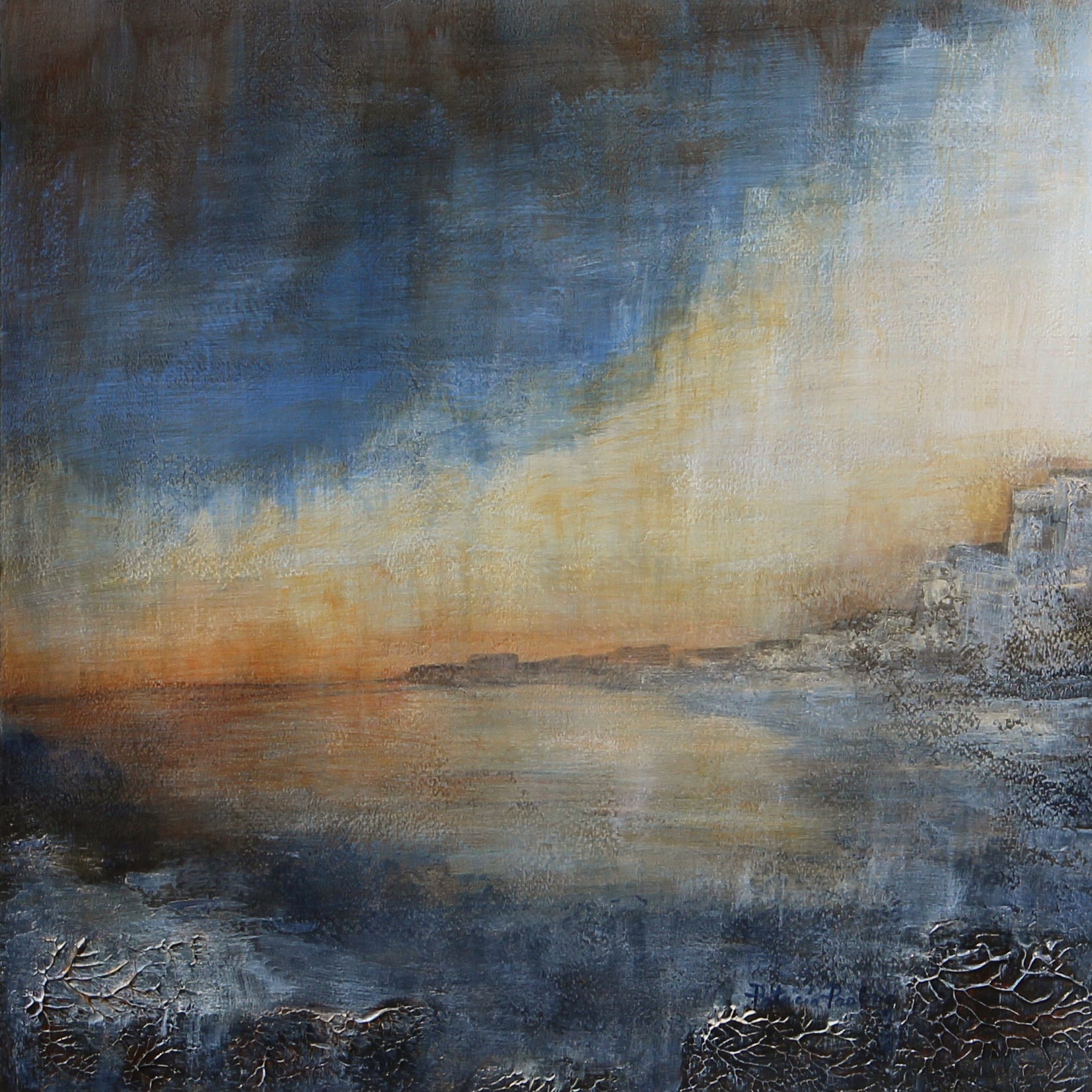 Morning Mist – Textured Strokes by Patricia